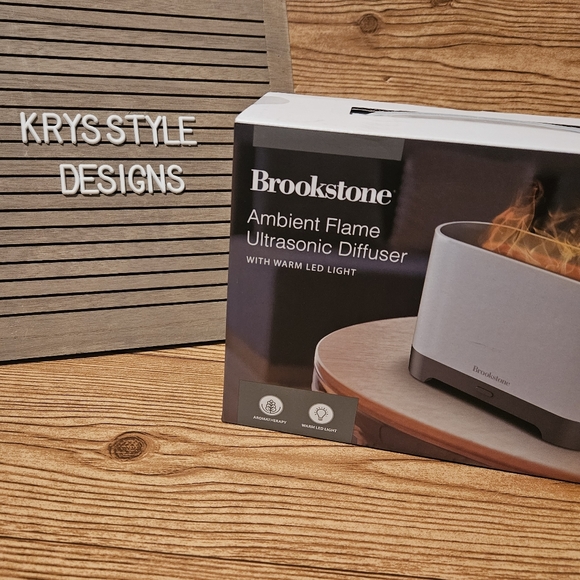 Brookstone | Other | Brookstone Ambient Flame Diffuser | Poshmark